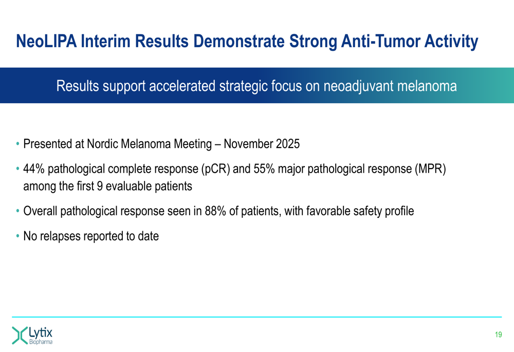 Lytix Biopharma T3 2025 : Ruxotemitide progresse alors que la ...