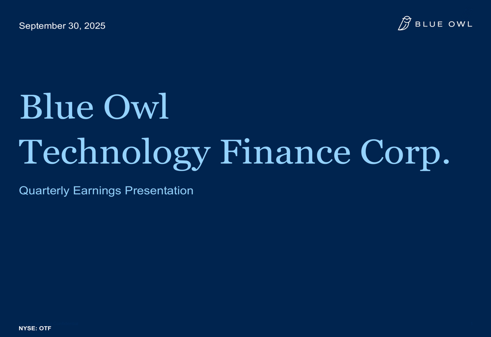 Blue Owl Technology Finance Corp Stock Price Today | NYSE: OTF Live ...