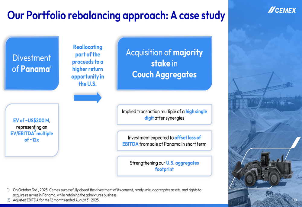 CEMEX Q3 2025 slides: EBITDA jumps 19% as cost-cutting program delivers ...