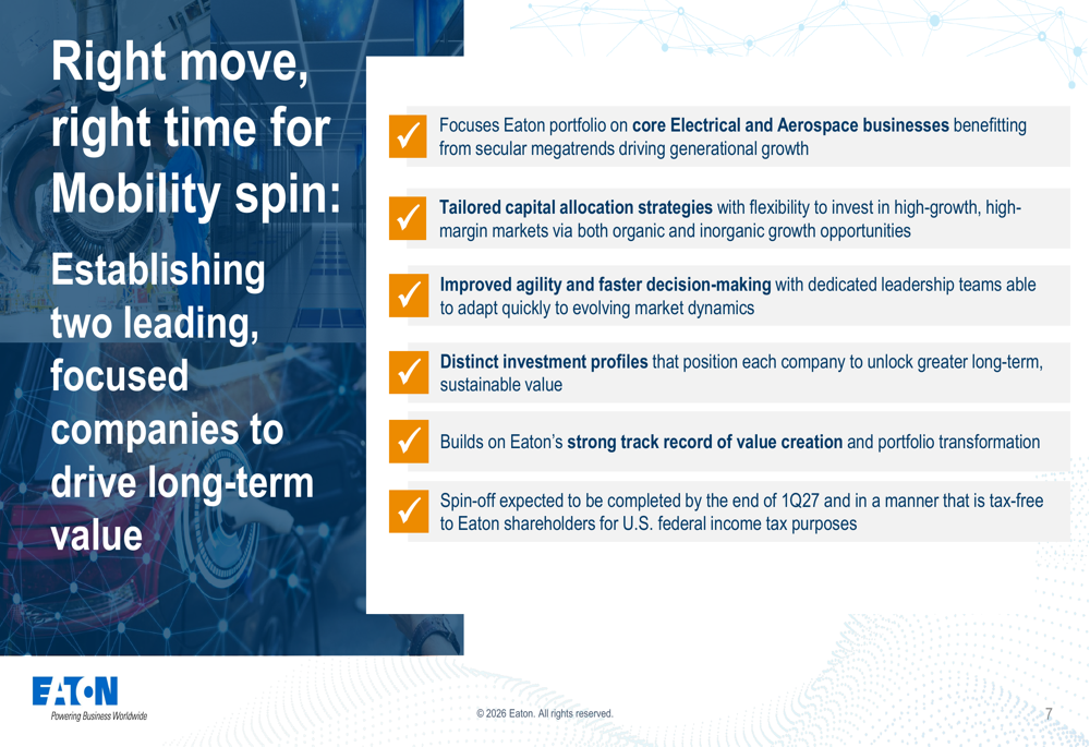 Eaton Q4 2025 slides: Data center surge drives record results as ...