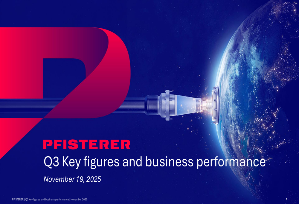 Pfisterer Holding SE Stock Price Today | ETR: PFSE Live - Investing.com