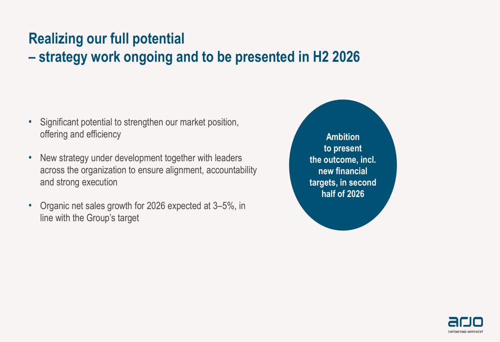 Arjo Q4 2025 slides: Solid growth amid profitability challenges, shares ...
