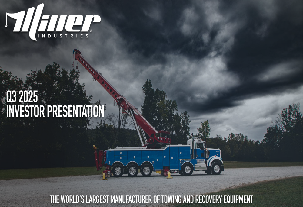 Miller Industries Stock Price Today | NYSE: MLR Live - Investing.com