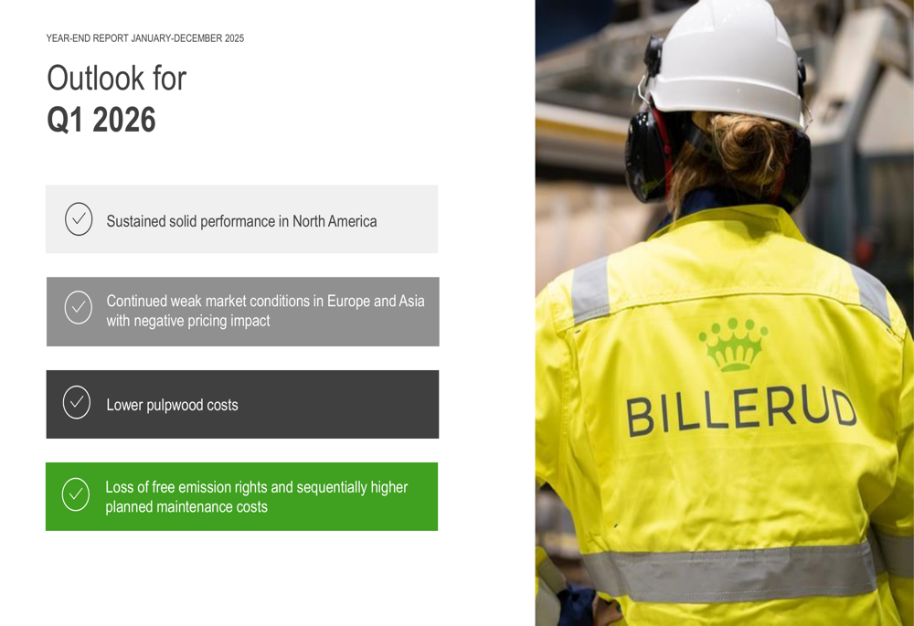 Billerud Q4 2025 slides: North America shines amid European market ...