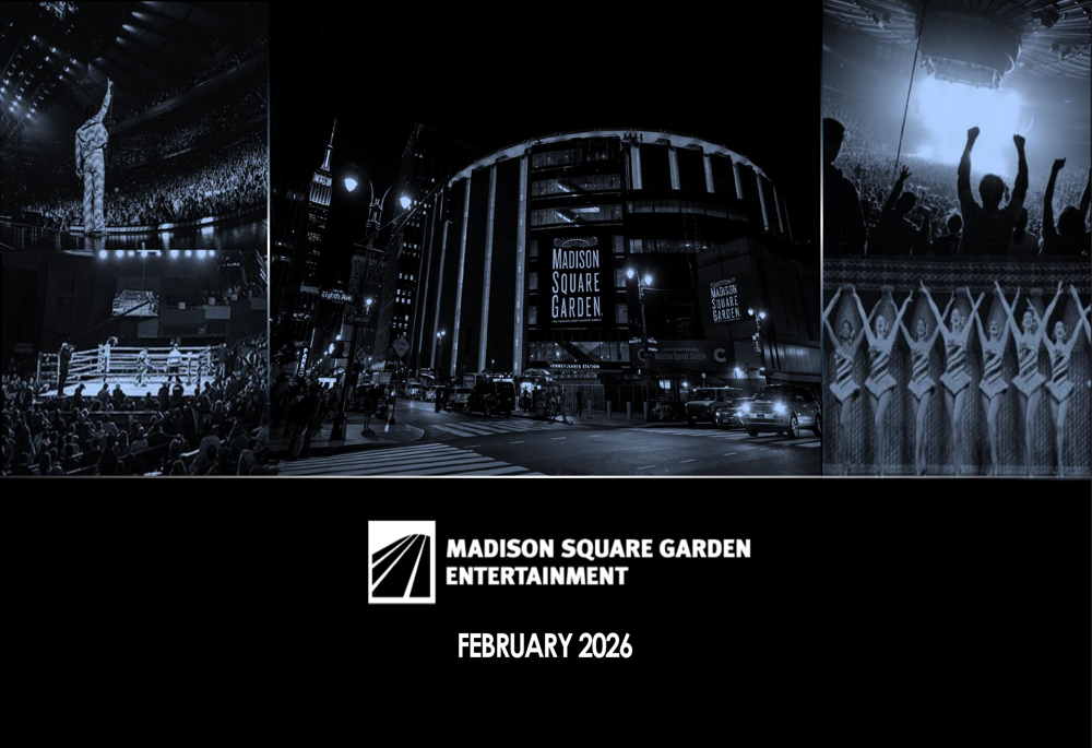 Madison Square Garden Entertainment Corp Stock Price Today | NYSE: MSGE ...