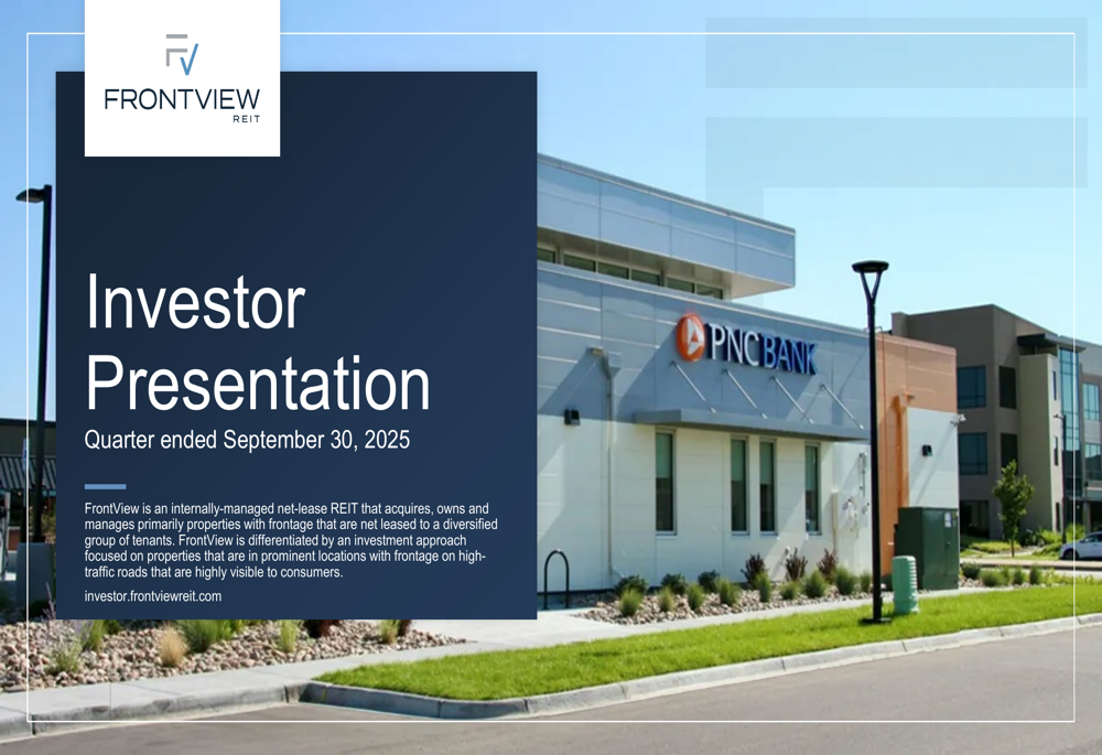 FrontView REIT Inc Stock Price Today | NYSE: FVR Live - Investing.com