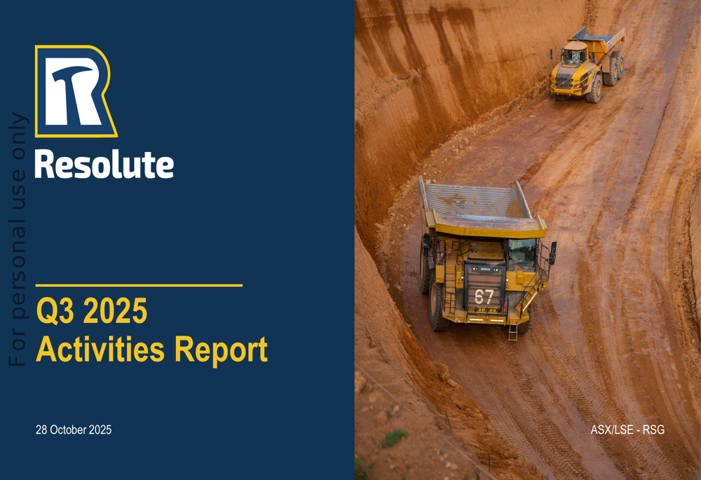 Resolute Mining Stock Price Today | ASX: RSG Live - Investing.com