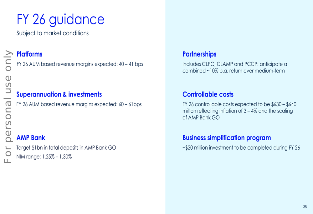 AMP FY25 presentation slides: 21% profit growth overshadowed by 30% ...