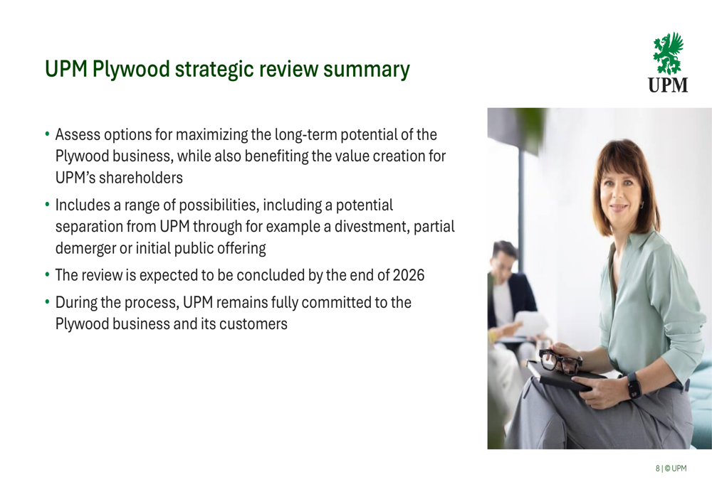 UPM Q4 2025 slides: Strategic transformation drives positive finish ...