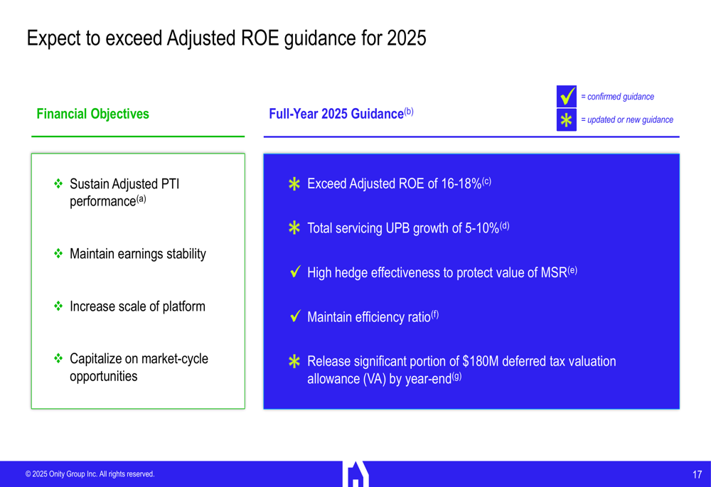 Onity Q3 2025 presentation: Record originations volume drives raised ...
