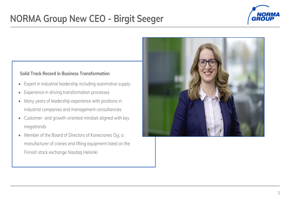 NORMA Group Q3 2025 slides: New CEO leads strategic transformation amid ...